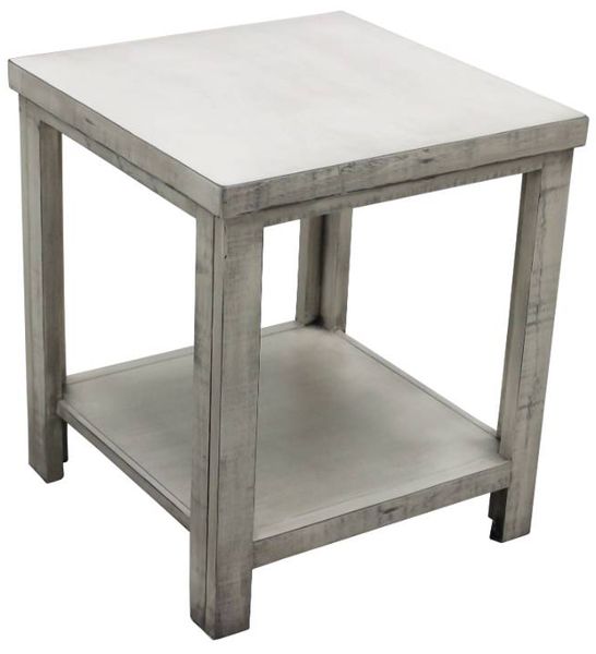 American Heartland Manufacturing Rustic Promo Dela Verria End Table ...