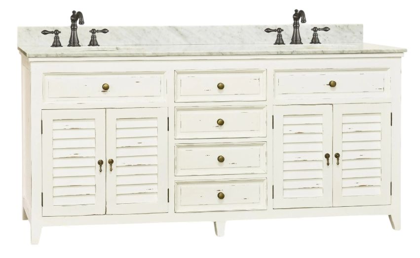 Bramble Customizable Shutter Double Vanity | Livingston, TN