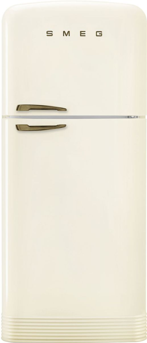 Smeg 50's Retro Style 32 in. 19.3 Cu. Ft. Cream Top Freezer Refrigerator