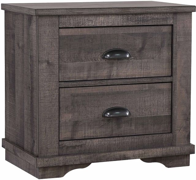 Crown Mark Coralee Grey Nightstand | Furniture Marketplace | Greenville, SC