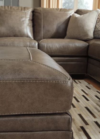 Roleson leather sectional store