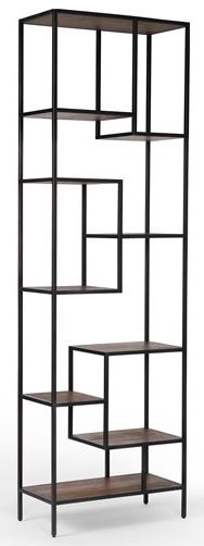 Four Hands Helena Antique Bleach Sea/Black Bookshelf | Marshall's Home ...