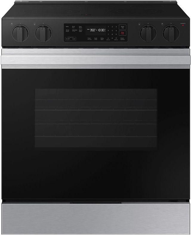 Samsung® Bespoke 30" Fingerprint Resistant Stainless Steel Slide In ...