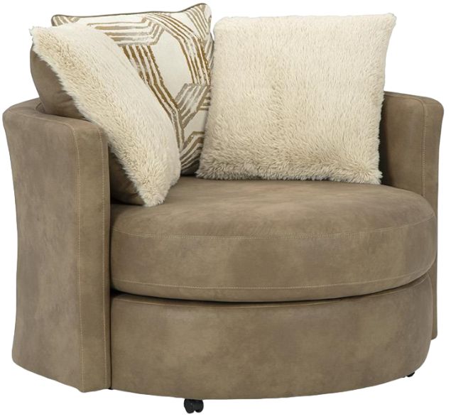 Albany Industries Crow Camel Swivel Chair | Furniture Marketplace ...