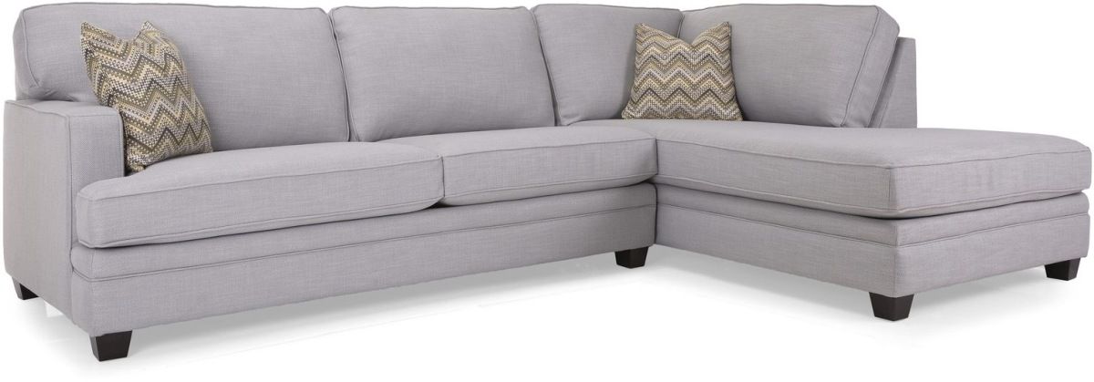 Decor-Rest® Furniture LTD 2696 2-Piece Right-Arm Facing Sectional and ...
