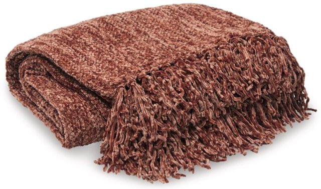 Signature Design by Ashley® Tamish 3-Piece Rust Throw Set | Jarons ...