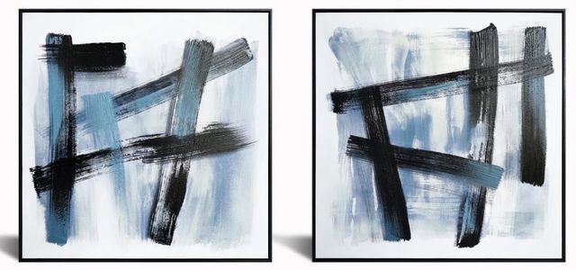 Classy Art 2-Piece 32" Hand Painted Textured Wall Art Set | Fischer ...