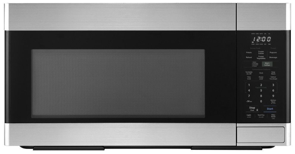 Sharp® 1.6 Cu. Ft. Stainless Steel Over The Range Microwave ...