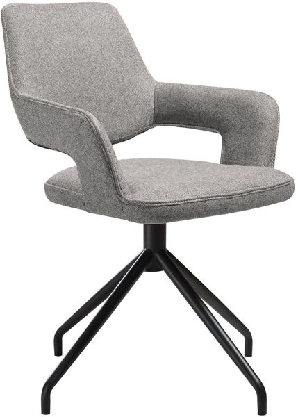Armen Living Penny 2-Piece Grey Dining Chair Set | Lacks Furniture ...