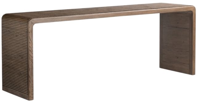 Four Hands Leo Rustic Gray Console Table | Marshall's Home Living ...