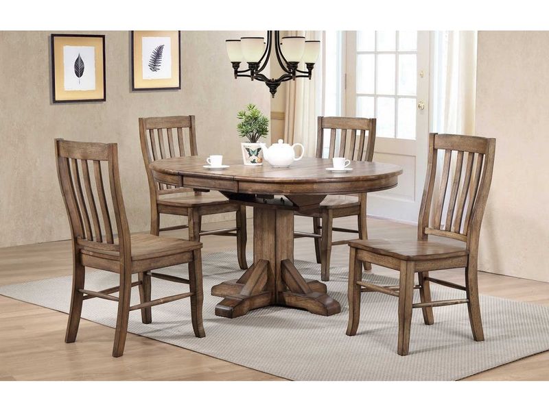 Winners Only® 7 Piece Round Carmel Dining Set | Fischer Furniture ...