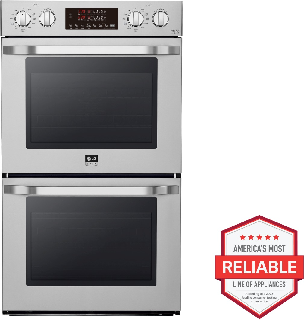 LG Studio 30 Stainless Steel Electric Double Built In Wall Oven Nawara Brothers Home Store