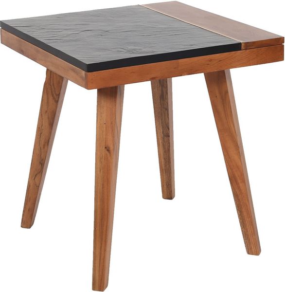 Steve Silver Co. Caspian Natural Matte Square End Table | Big Sandy ...