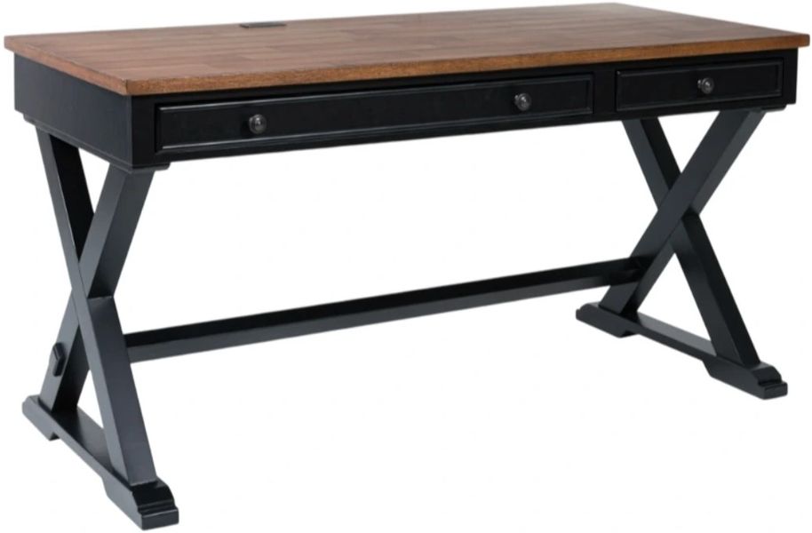 Signature Design by Ashley® Wildenauer Black/Brown Office Desk ...