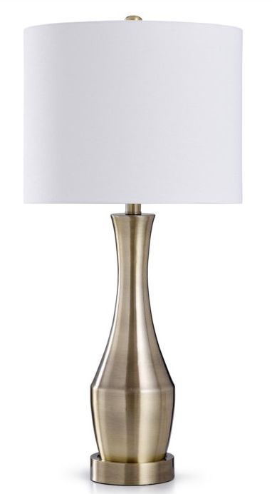 Stylecraft Antique Brass Touch Table Lamp | Fischer Furniture | Rapid ...