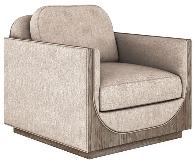 A.R.T. Furniture® Bastion Mink/Silver Lounge Chair | Fischer Furniture ...