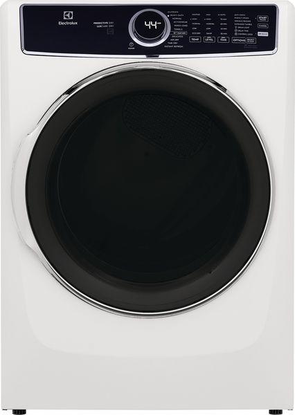 Electrolux 8.0 Cu. Ft. White Front Load Gas Dryer | Baker's Appliance ...