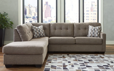 Dunes 2 Piece Sectional Brown