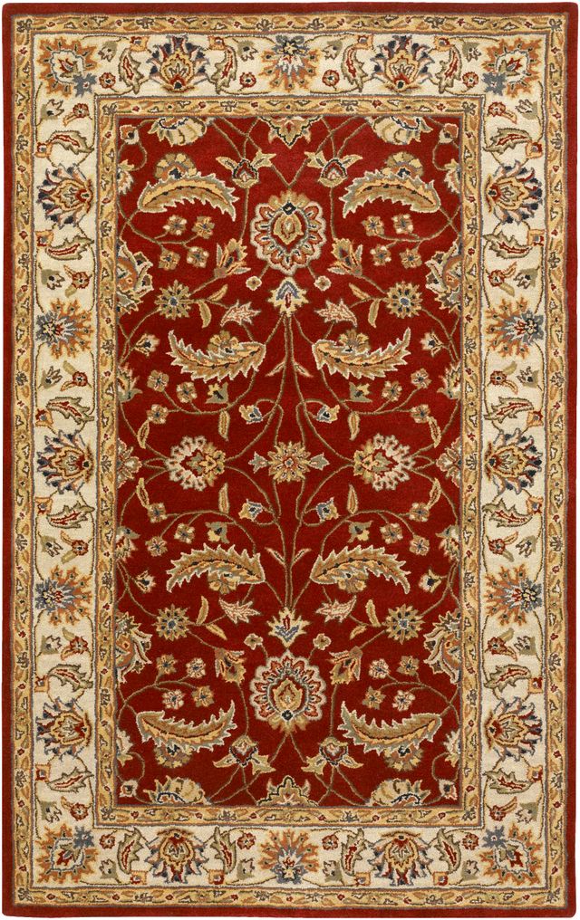 Surya Caesar Red Multi Floral 9'x11' Rug | Fischer Furniture | Rapid ...