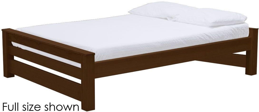 Lit simple XL à profil bas TimberFrame de Crate Designs™ Furniture ...