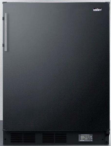 Summit® 24" 5.1 Cu. Ft. Black Compact Refrigerator | Cluett’s Appliance ...