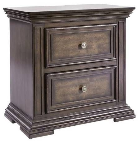 Liberty Furniture Big Valley Brownstone Nightstand | Besche Furniture ...