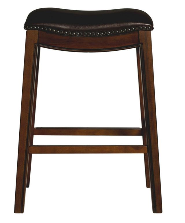 Elements International Fiesta Brown Bar Stool | Hoelscher's Fine ...
