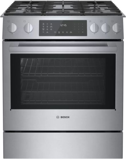 Bosch 800 Series 30" Stainless Steel Slide In Dual Fuel Range | Midland ...