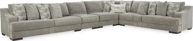 Signature Design by Ashley® Bayless 5-Piece Smoke Sectional | Big Sandy ...
