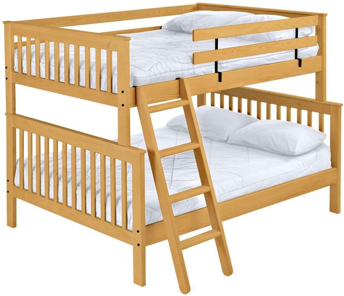 Crate Designs™ Furniture Classic Full XL/Queen Tall Mission Bunk Bed ...
