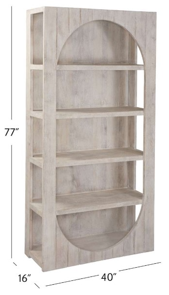 Whitewash bookshelf store