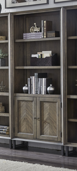 aspenhome® Harper Point Fossil Door Bookcase | Jarons Furniture Outlet ...