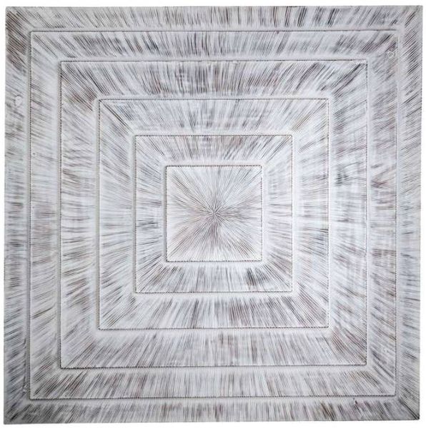 Bassett Mirror Broderick White Wall Panel | Bob Mills Furniture