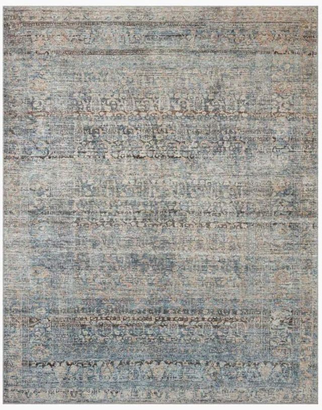 Loloi® Rugs Billie Denim/Blush 8'x10' Area Rug | Miskelly Furniture