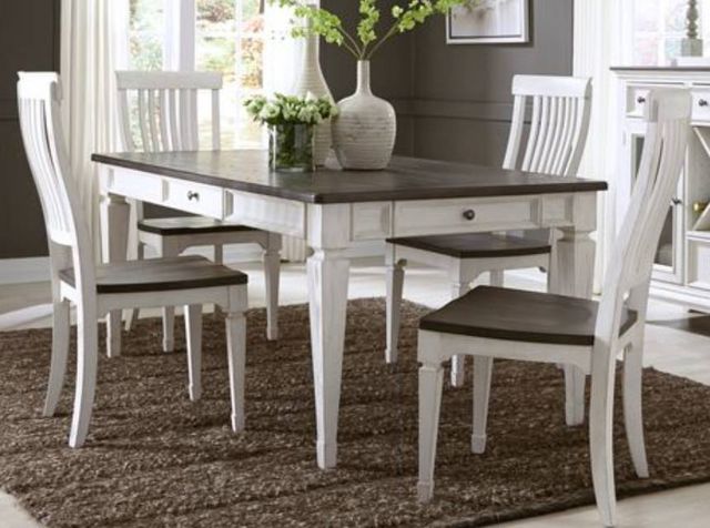 Liberty Furniture Allyson Park 5-Piece Two-Tone Rectangular Table Set ... Liberty Furniture Allyson Park 5-Piece Two-Tone Rectangular Table Set ...