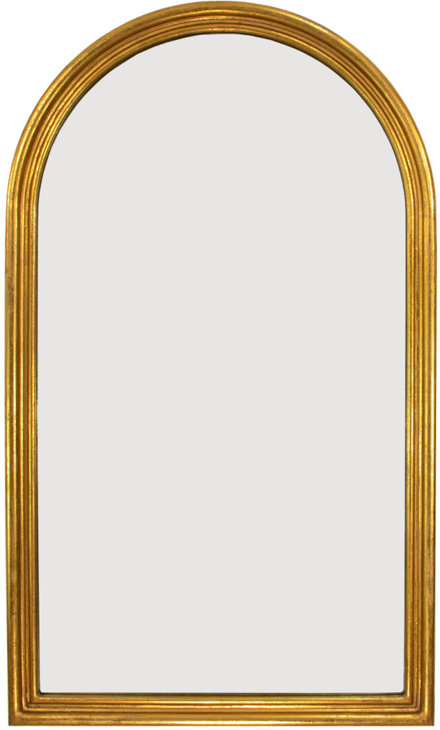 Zeugma Import Louis Phillippe Antiqued Gold Leaf Mirror | Miskelly ...