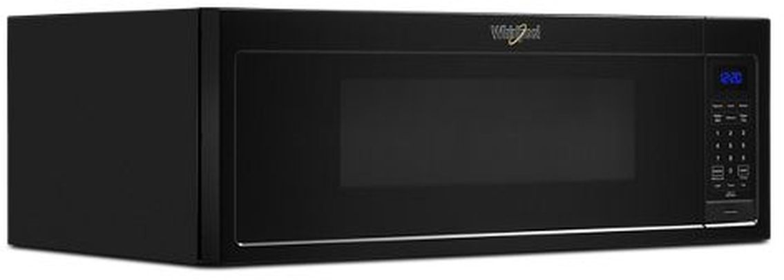 Whirlpool® 1.1 Cu. Ft. Black Low Profile Microwave Hood Combination ...