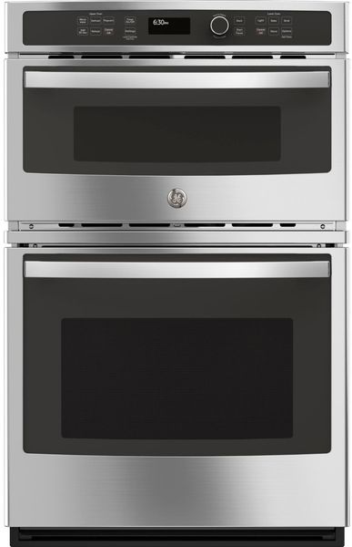GE® 27" Stainless Steel Oven/Microwave Combo Electric Wall Oven | Aztec ...