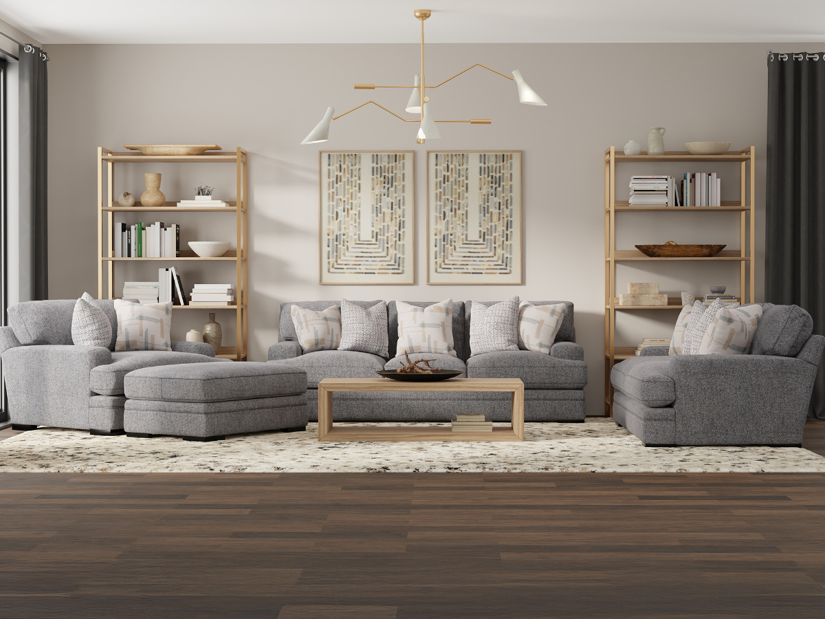 Pasadena gray ottoman store