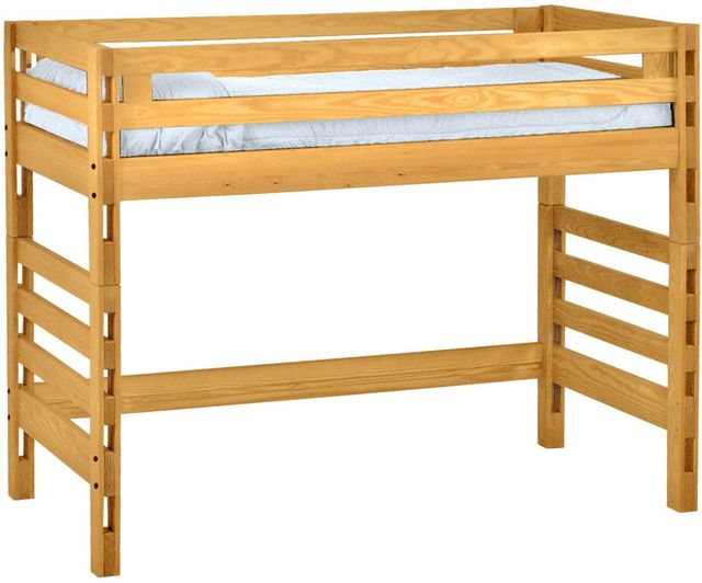 Lit simple XL loft à échelle de Crate Designs™ Furniture | Mobilier 2000