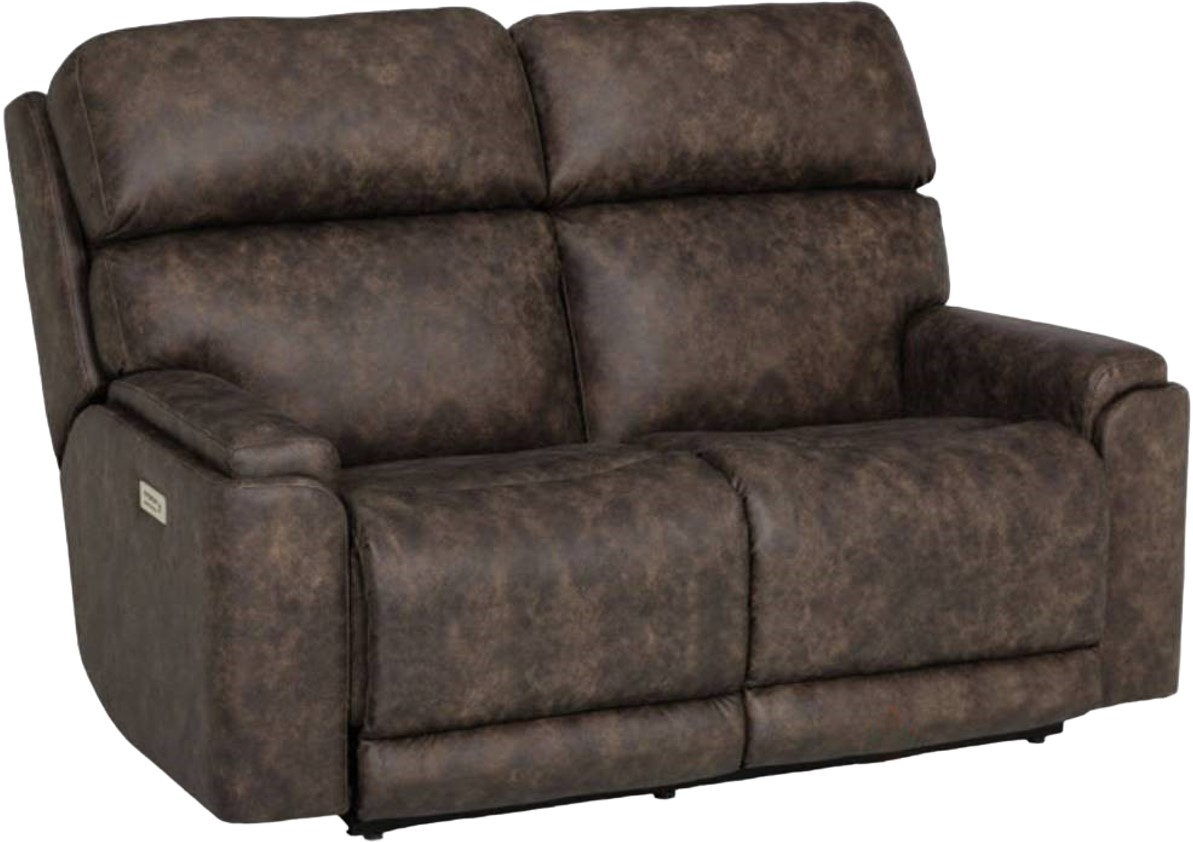 Stanton Customizable 823 Power Recliner Loveseat with Power Headrest and Lumbar Support Sav Mart