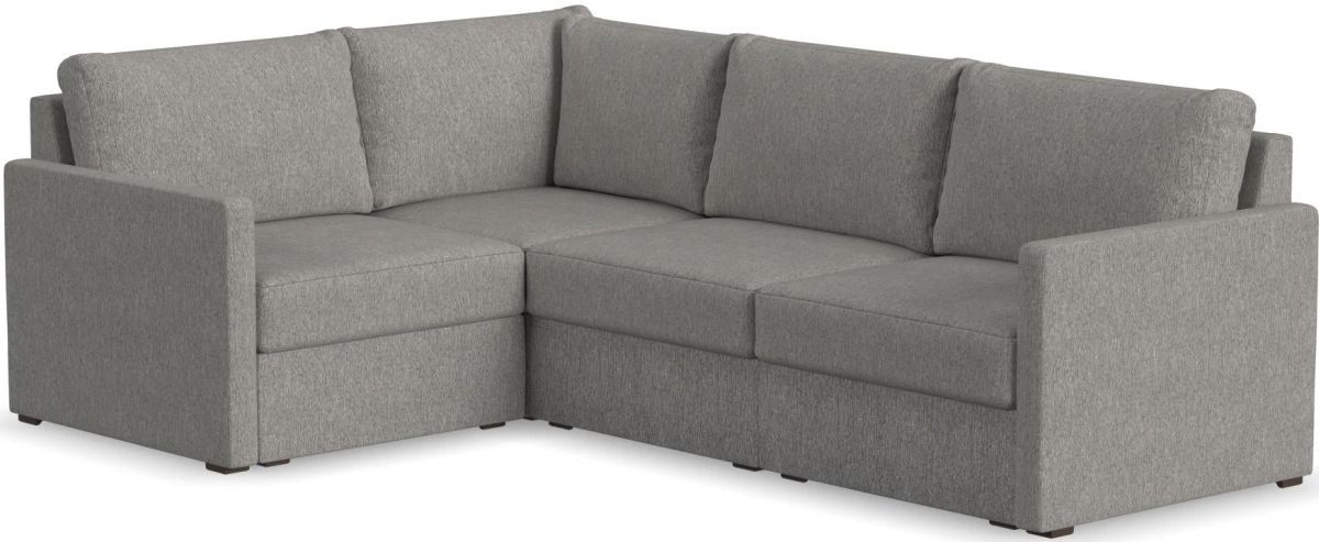 Flex by Flexsteel® 4-Piece Pebble Sectional | Big Sandy Superstore ...
