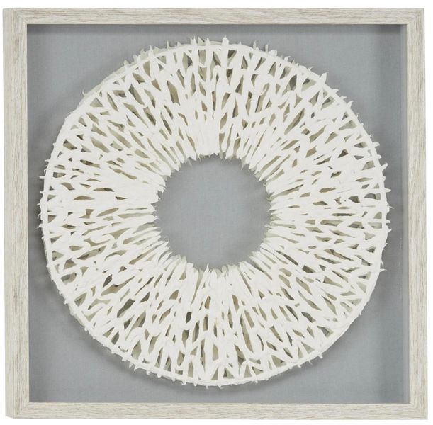 UMA Enterprise Circle Origami Shadow White Wall Art | Fischer Furniture ...