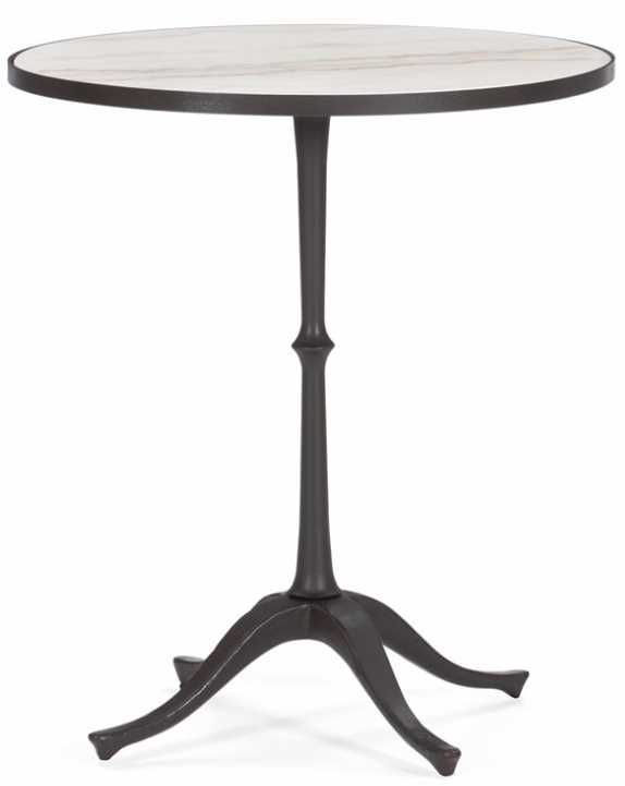 Caracole® Caracole Classic Around the Circle Chocolate Side Table with ...