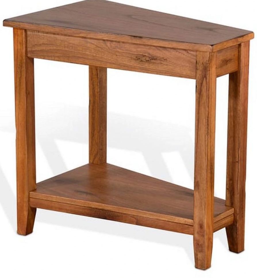 Sunny Designs™ Sedona Rustic Oak Chairside Table | Bob Mills Furniture