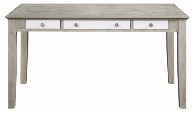 Winners Only Berkeley Gray Oak White Writing Desk Bedroom Express