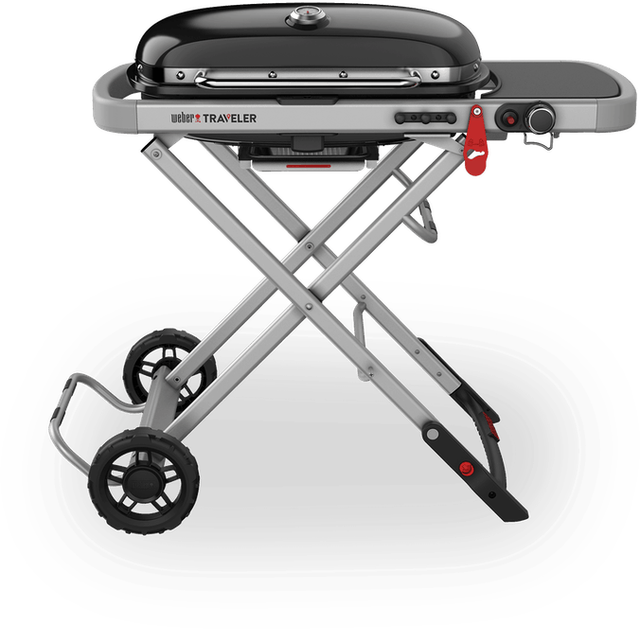 Weber® Traveler 1-Burner Black Portable Liquid Propane Gas Grill ...