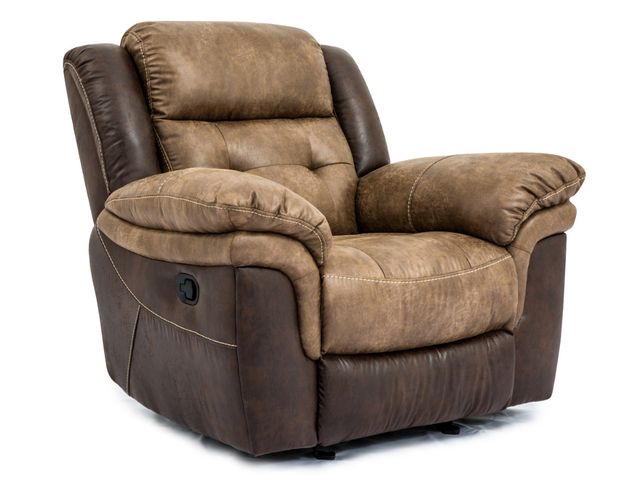 open MOTION Denali Brown Manual Glider Recliner | The Cleveland ...