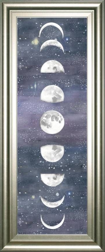 Classy Art Moon Chart II by Naomi Mccavitt Wall Art | Brownie Furniture ...