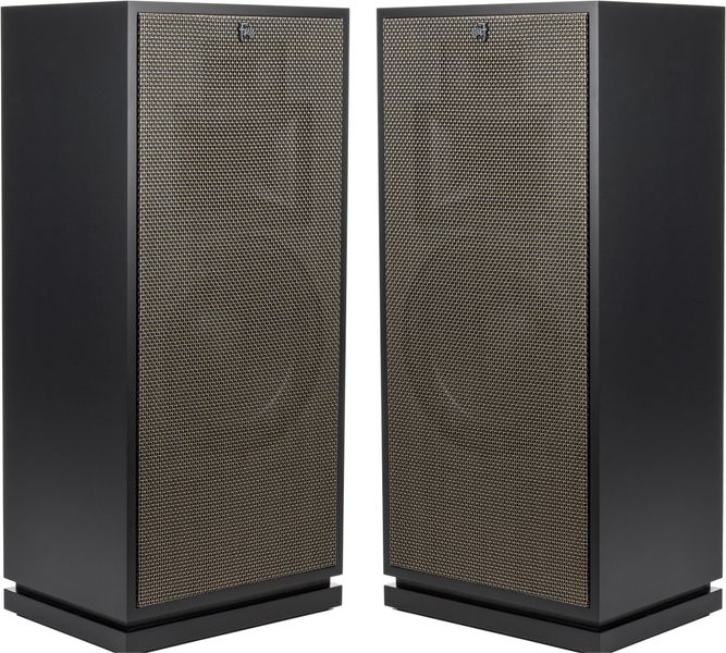 Klipsch® Heritage Matte Black Forte® III Special Edition Floor Standing ...